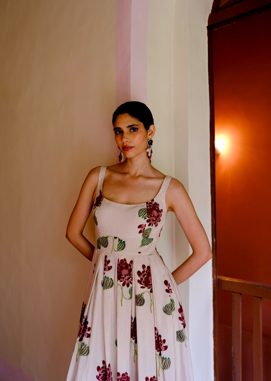 Buy Multicolor Handwoven Cotton Dress - Malabar Handloom Dress by The ...